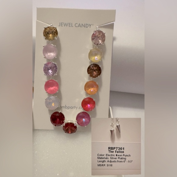 Jewelry | Electric Neon Punch Bomb Party Jewel Candy Bracelet | Poshmark